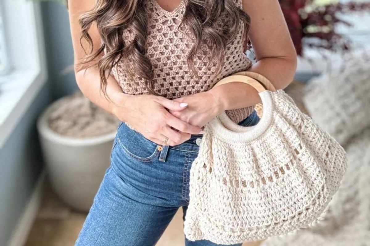 How to Crochet a Round Handle Purse for Summer