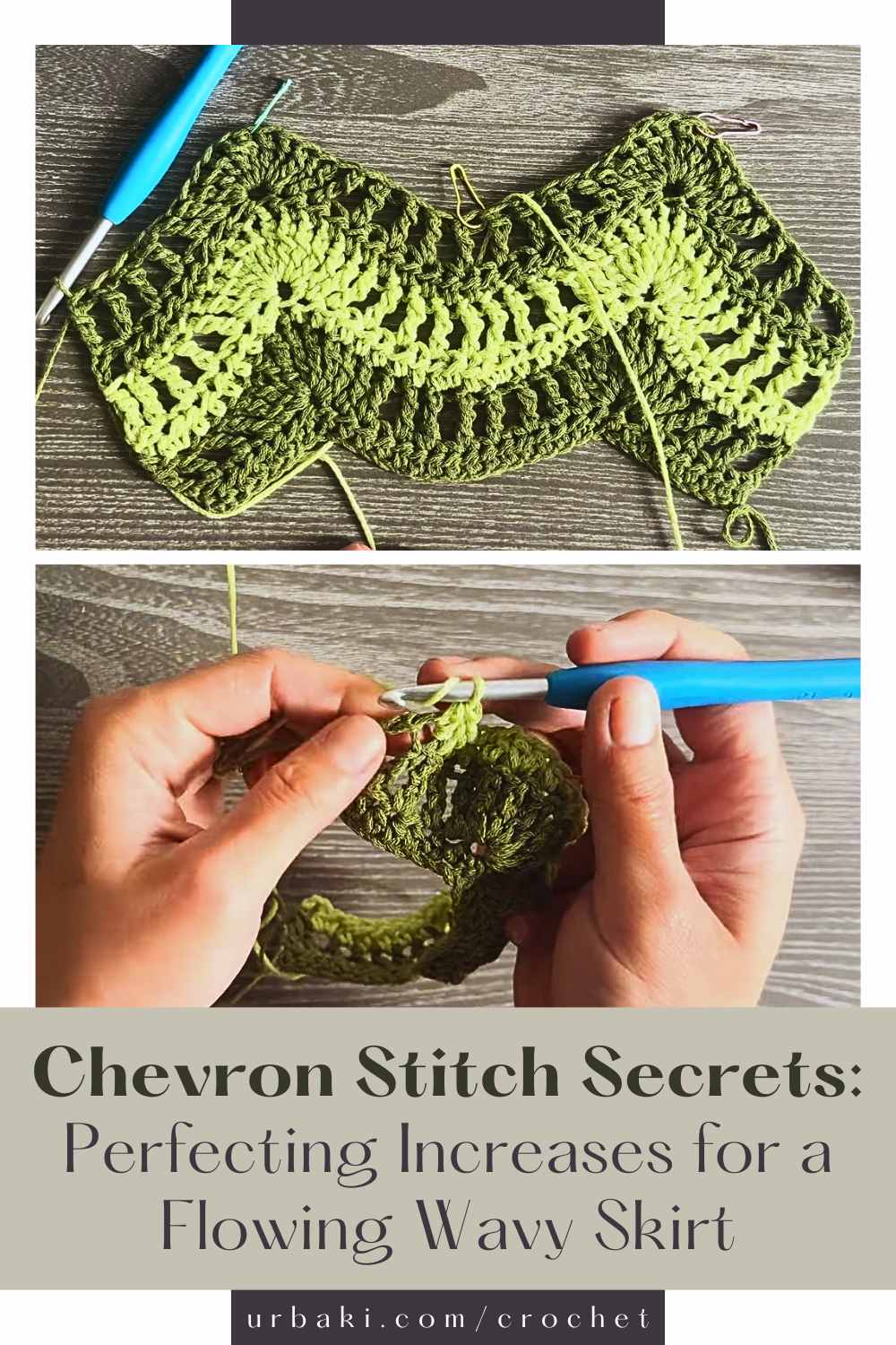 Chevron Stitch Secrets: Perfecting Increases for a Flowing Wavy Skirt