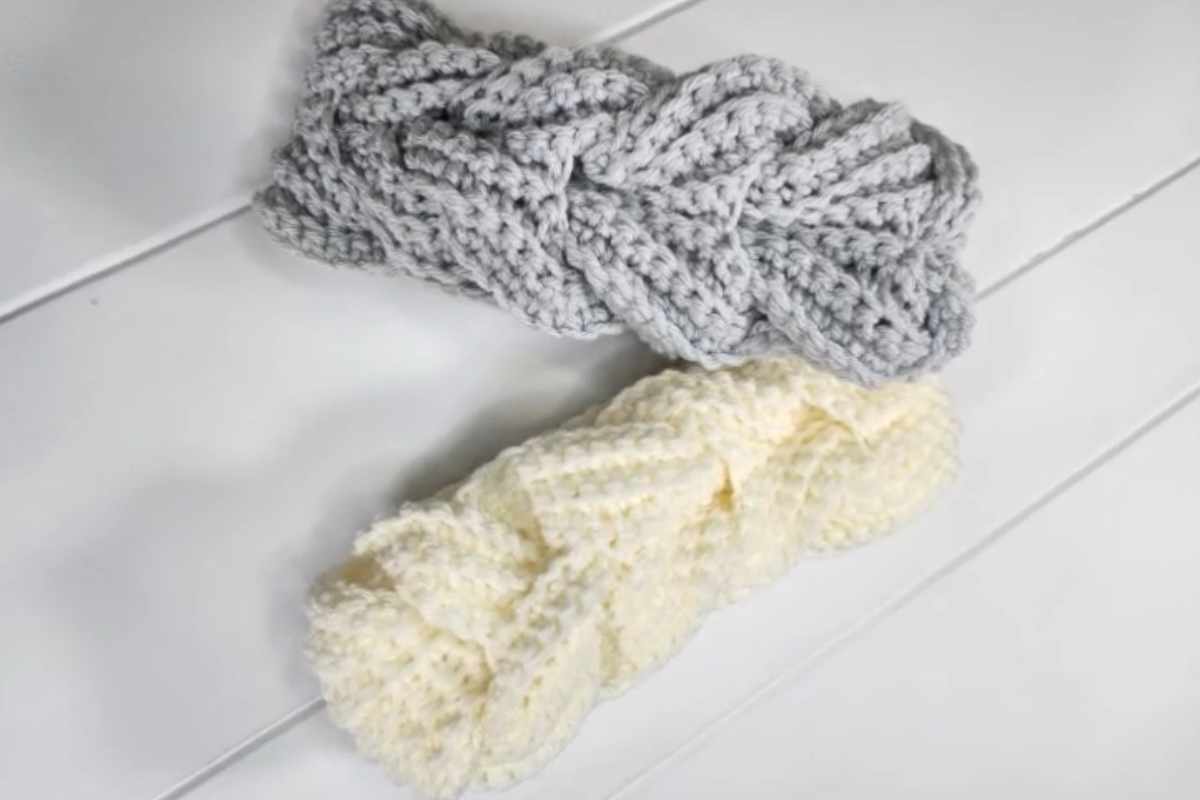 Crochet Braided Ear-Warmer or Headband for Beginners