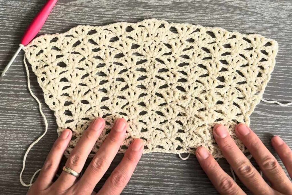 How to Increase with Shell Stitch: Edge and Middle Row Techniques