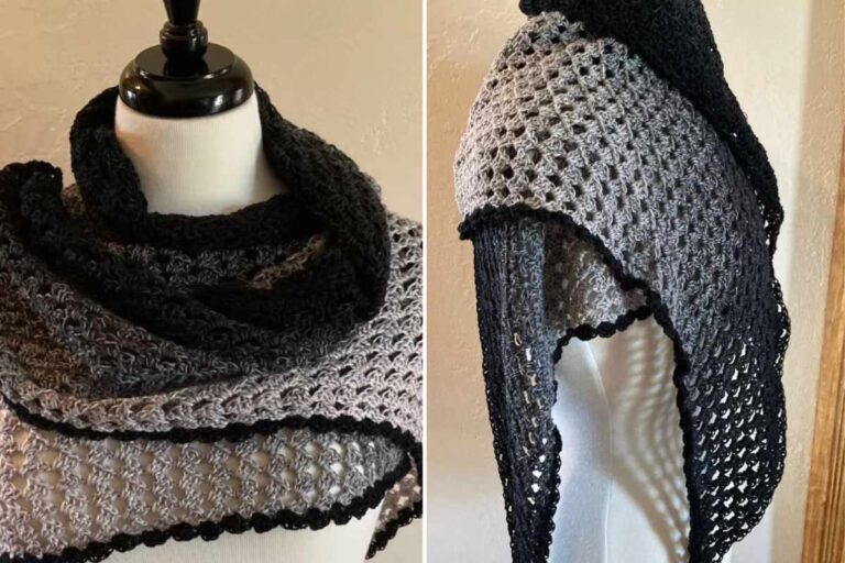 Stunning Easy Granny Shawl Crochet Pattern