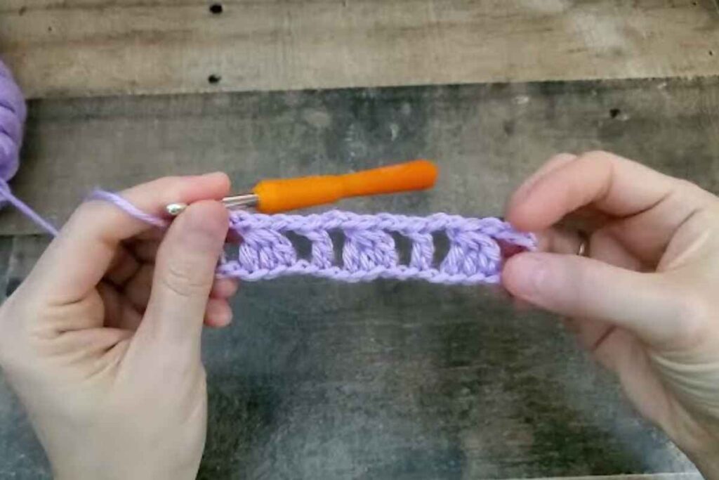 2 Row Repeat Crochet Stitch Pattern for Blankets