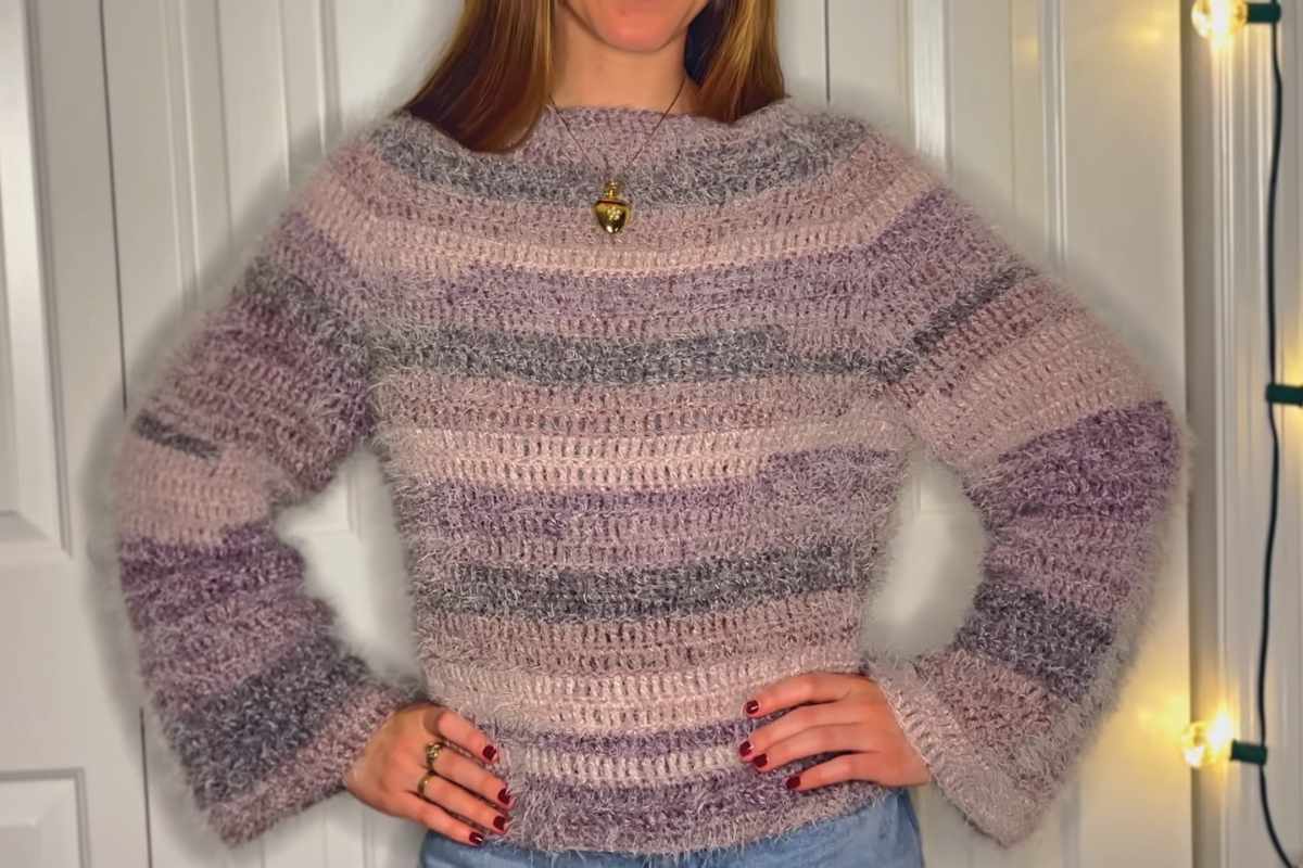 How to Crochet a Stylish Raglan Sweater: Top-Down Guide