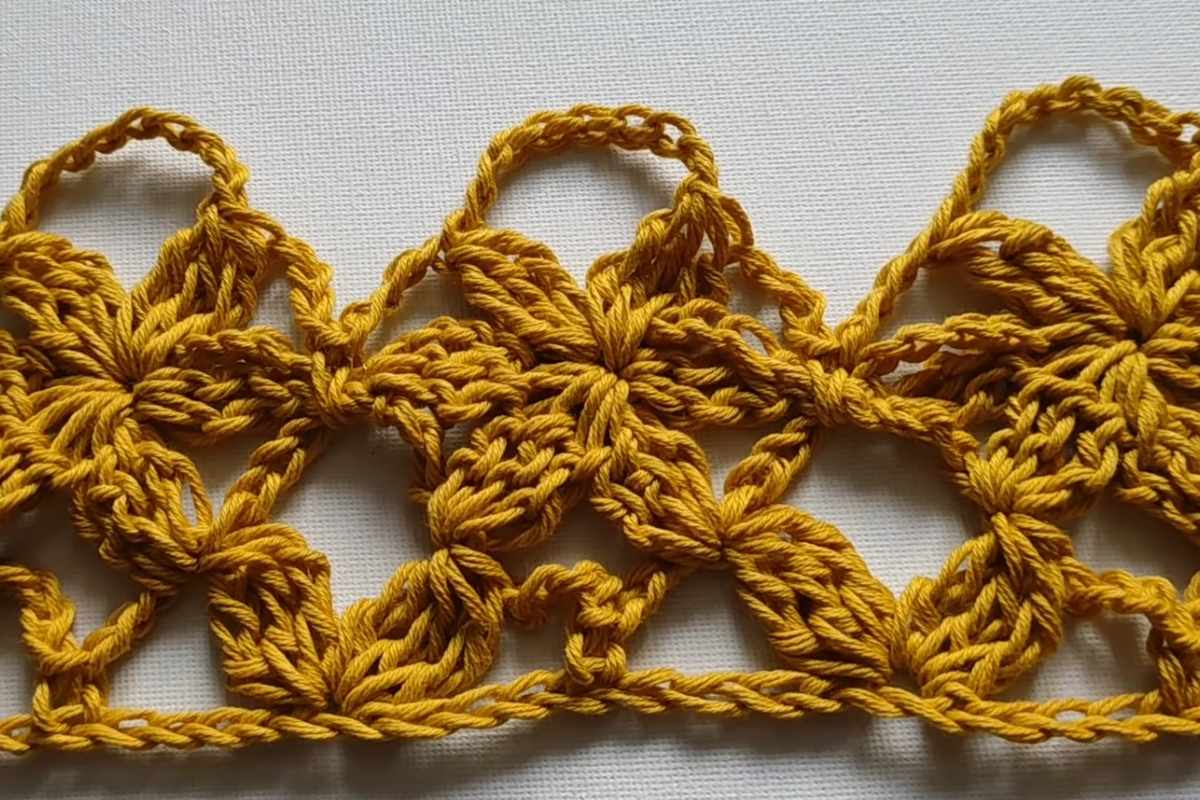 Crochet Flower Mesh Pattern - Perfect Summer Lace Design