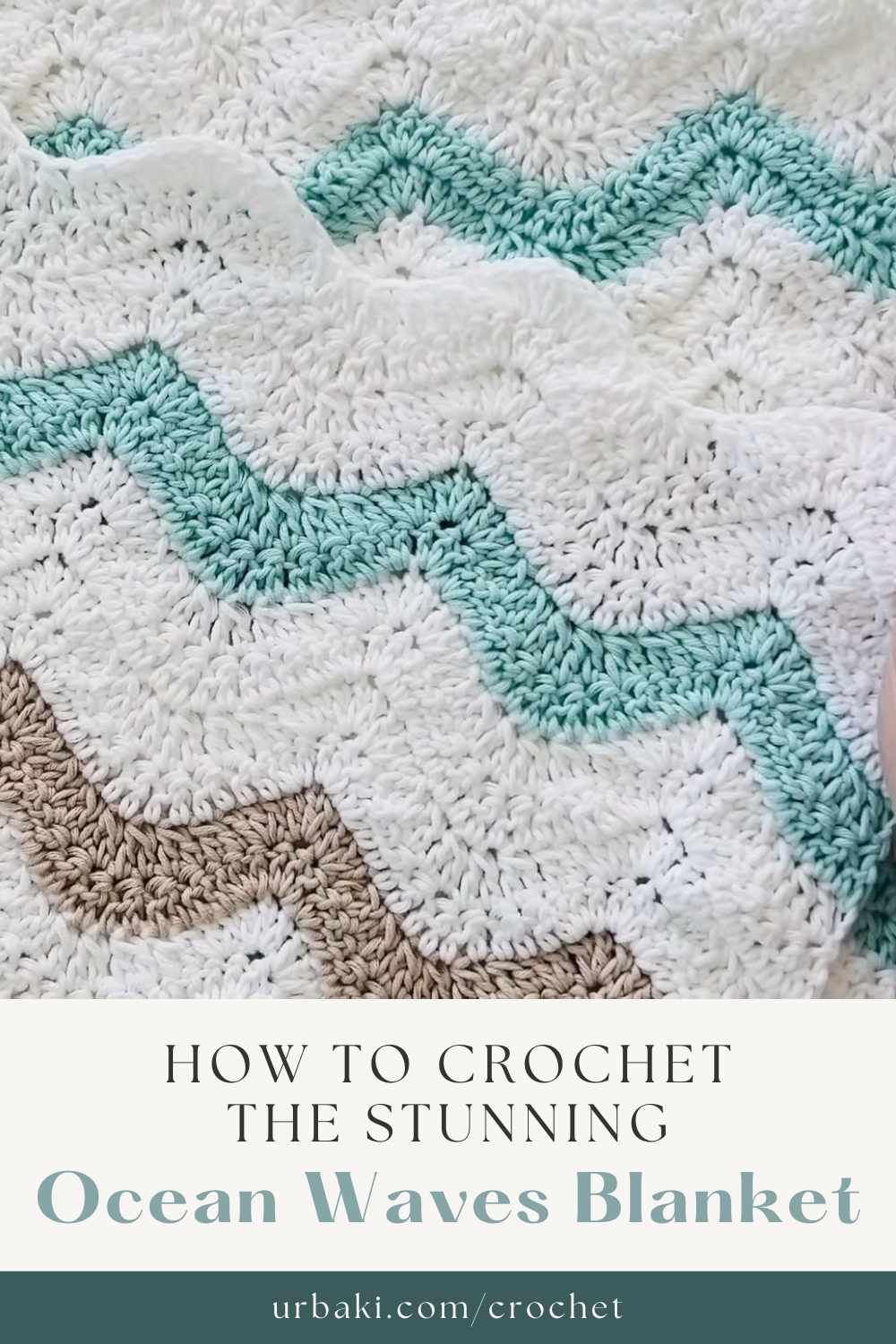 How to Crochet the Stunning Ocean Waves Blanket