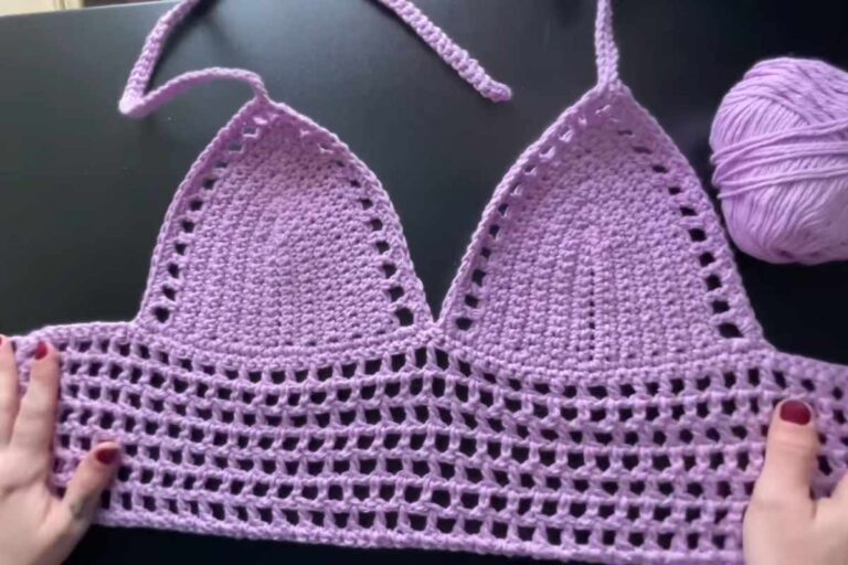 DIY Crochet Basic Mesh Bralette for All Sizes