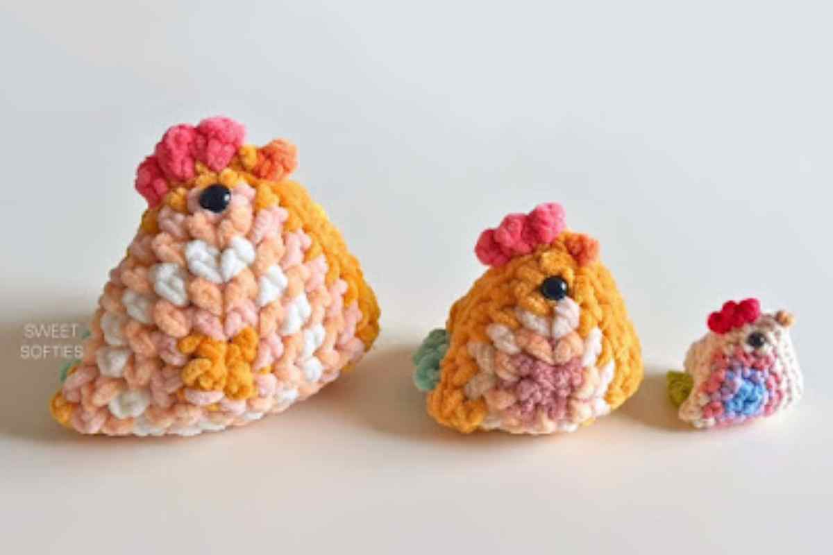 Adorable Plush Granny Square Chicken Crochet Tutorial for Beginners