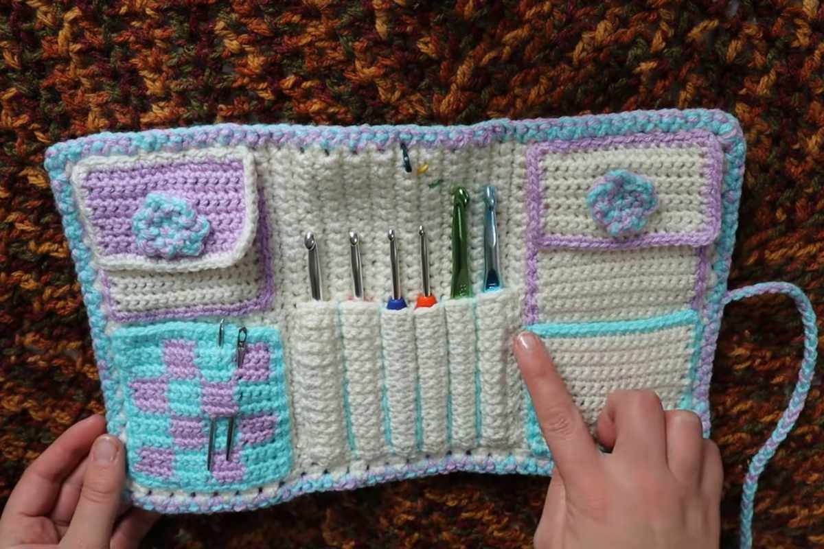 DIY Crochet Organizer - Stylish Hook & Needle Case