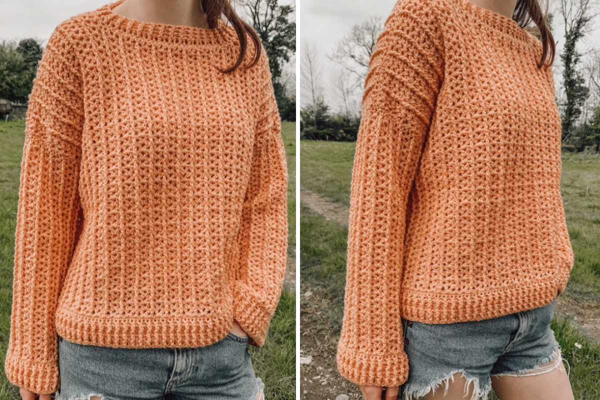 Crochet Oversize Sweater Pattern for Summer Comfort