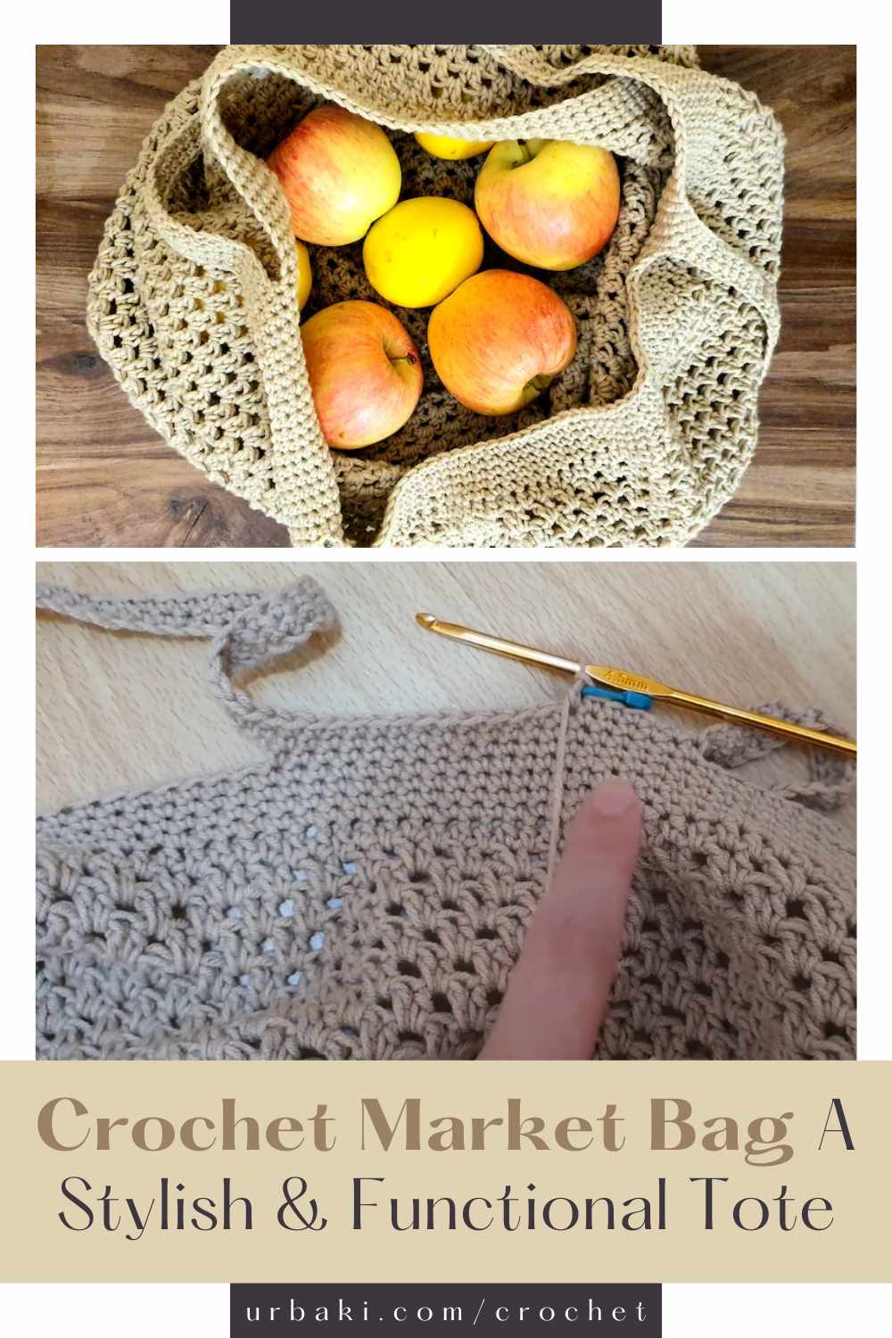 Crochet Market Bag – A Stylish and Functional Tote