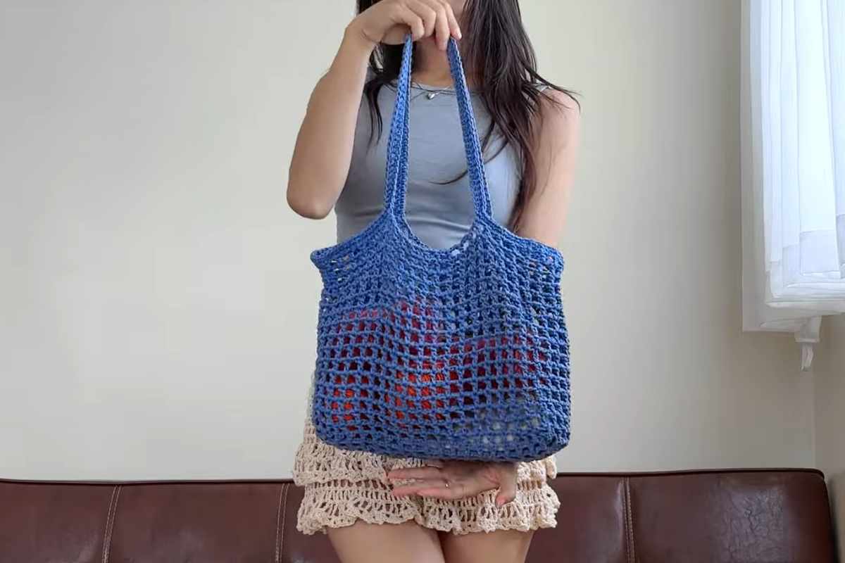 Crochet a Net Bag That’s Light + Beginner-Friendly