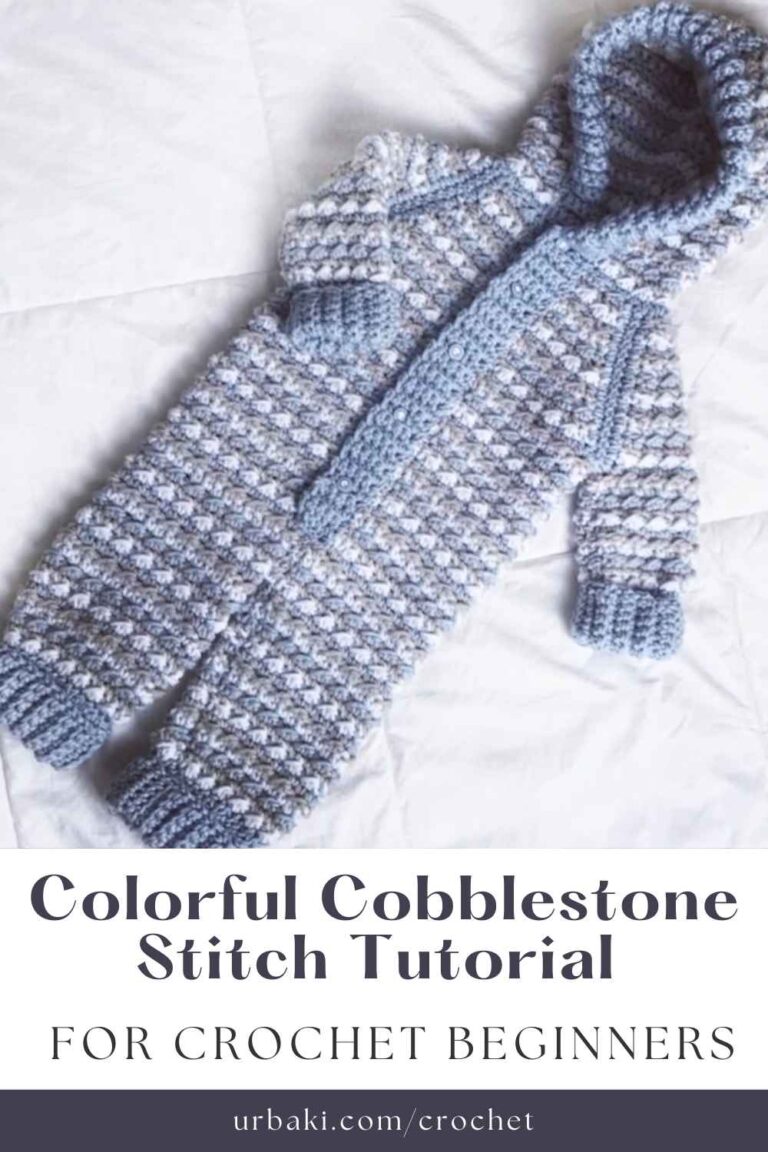 Colorful Cobblestone Stitch Tutorial for Crochet Beginners