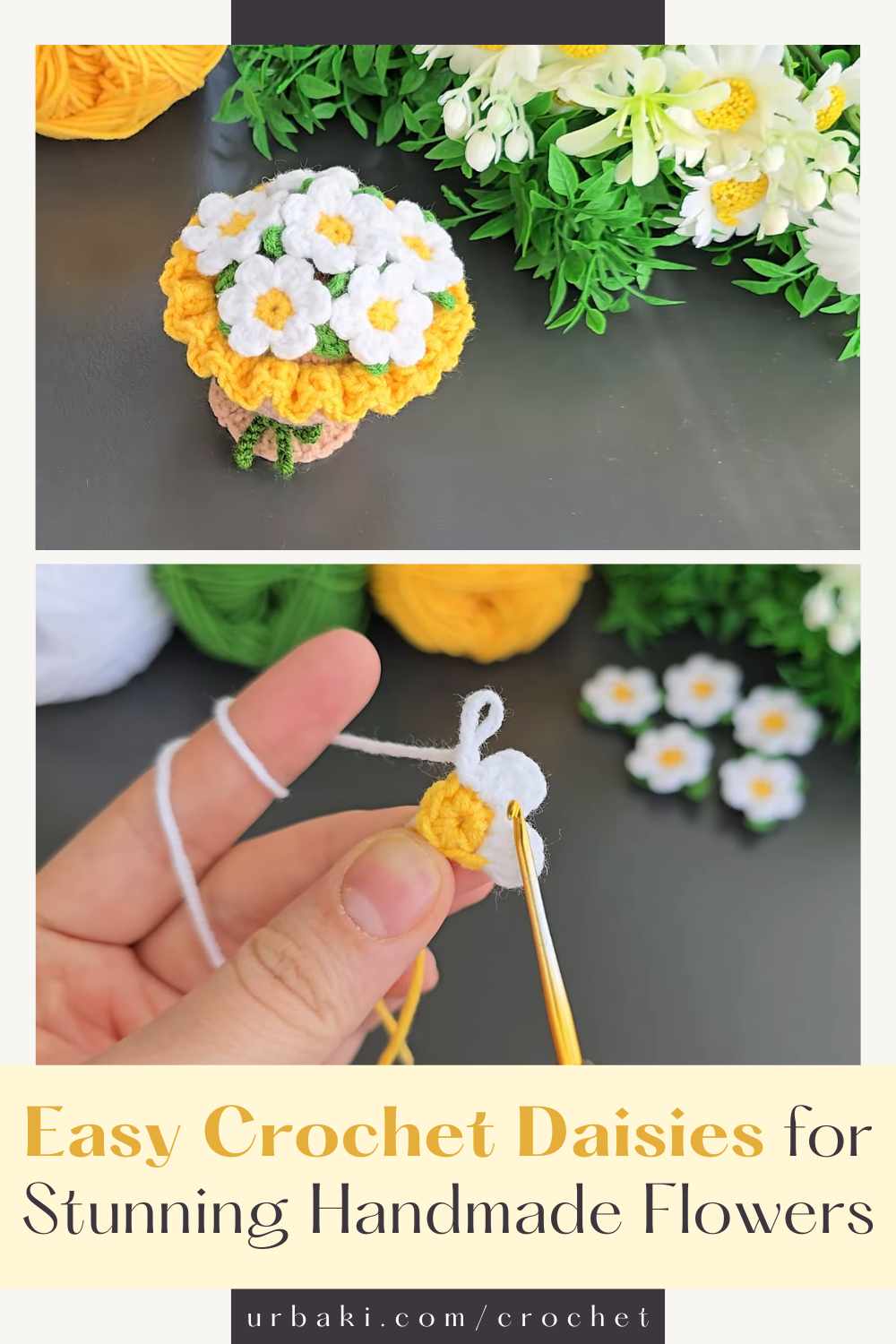 Easy Crochet Daisies for Stunning Handmade Flowers