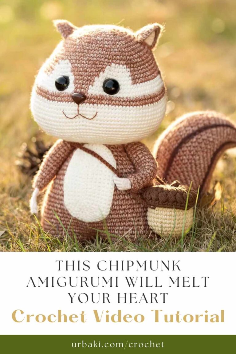 This Chipmunk Amigurumi Will Melt Your Heart - Crochet Video Tutorial