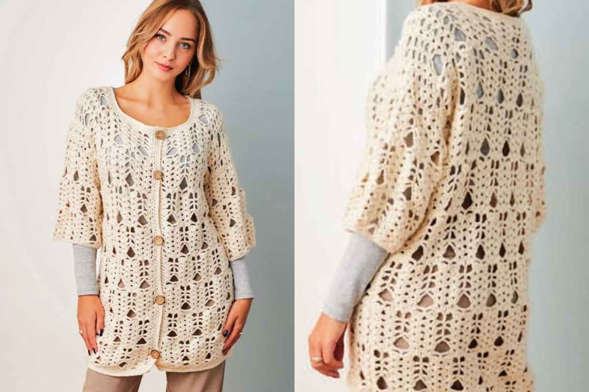 Amazing Crochet Pattern: New Stitches for a Stylish Cardigan