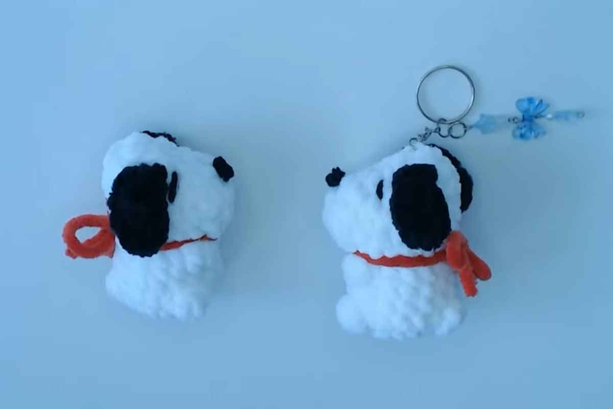 Crochet a NO-SEW Mini Snoopy: The Perfect Keychain Project