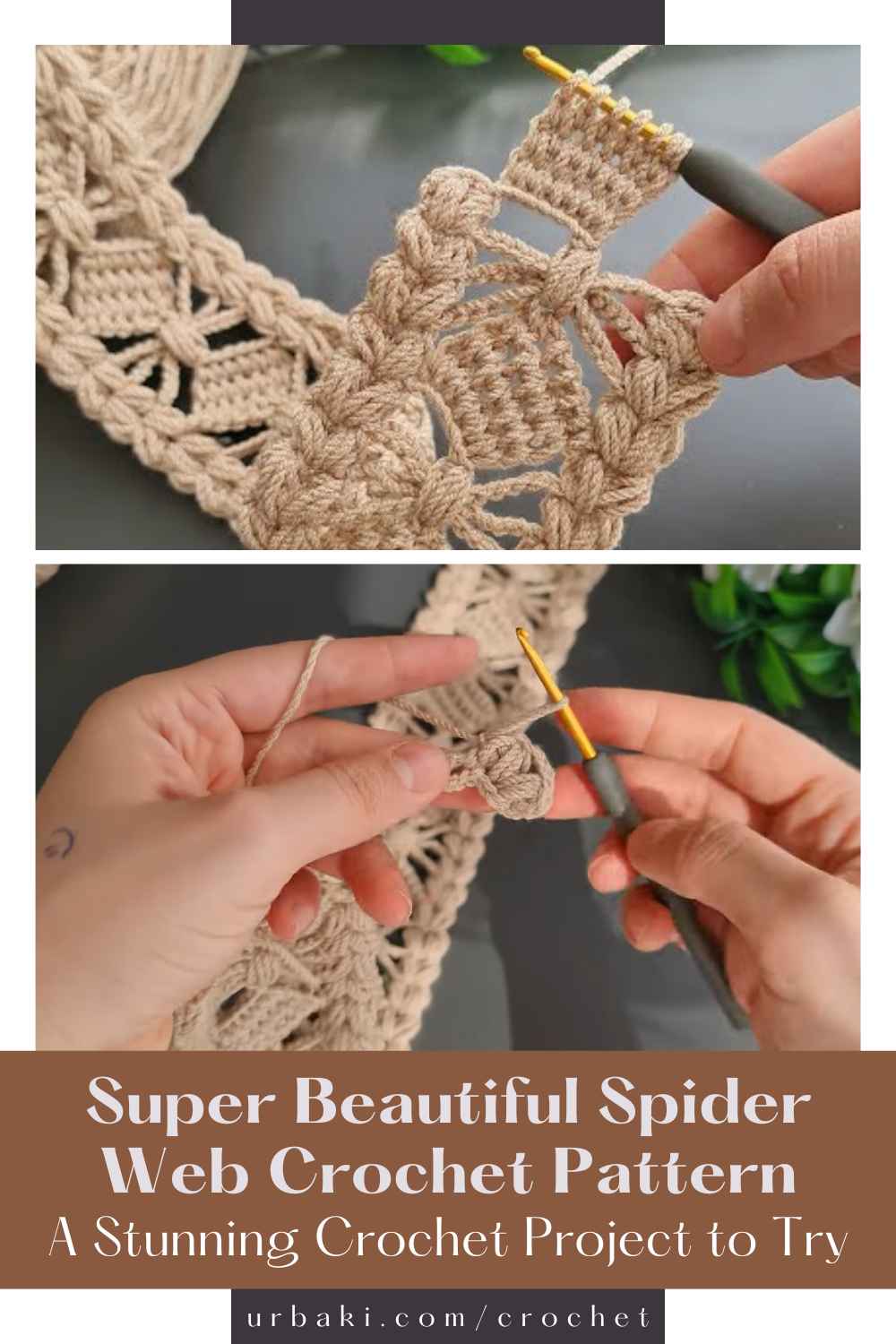 Super Beautiful Spider Web Crochet Pattern