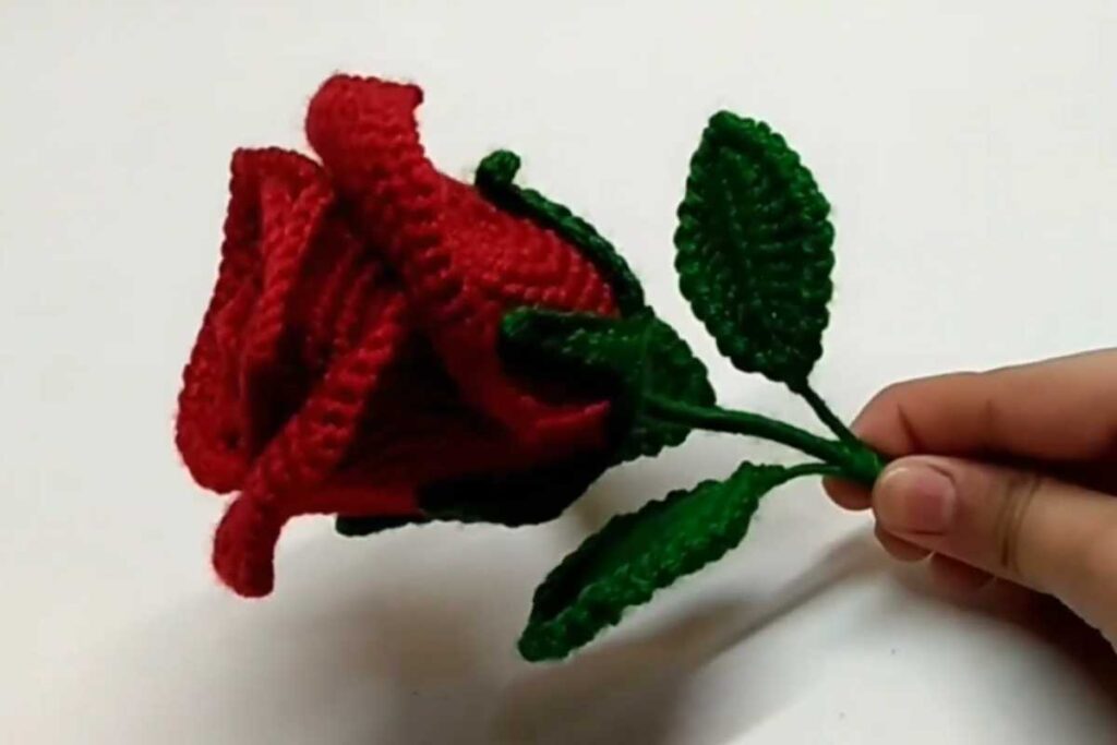 How To Crochet A Rose: Easy Free Tutorial