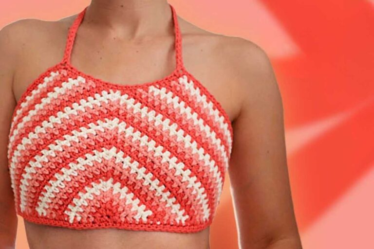 Triangle Crochet Top: Cute 3-Color Tutorial