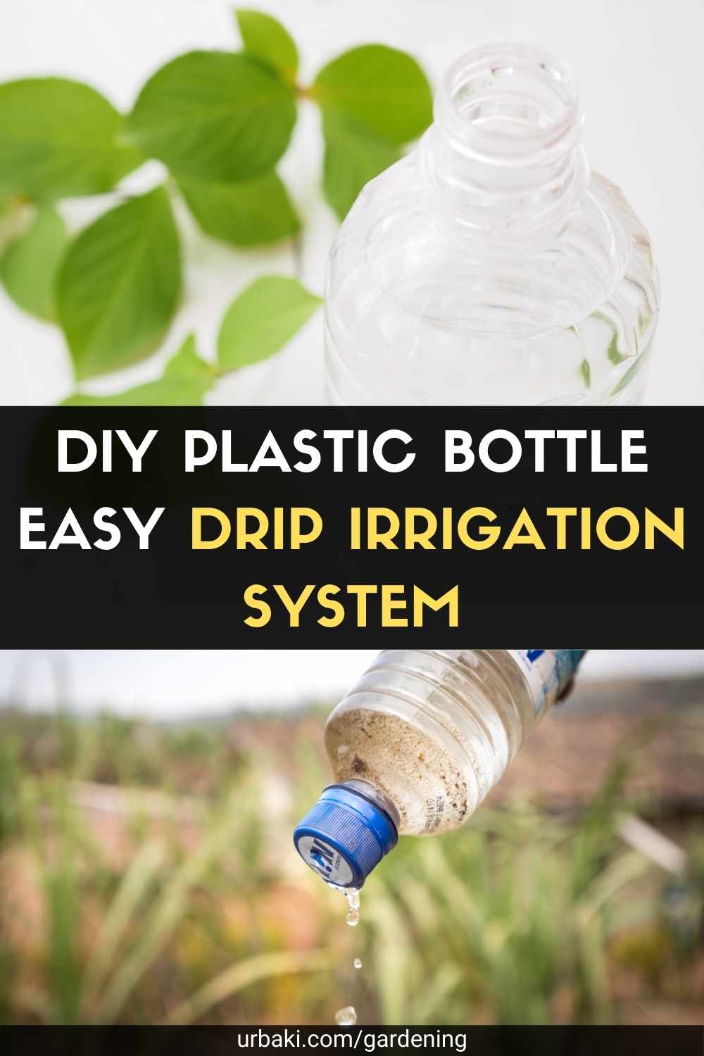 DIY Plastic Bottle Easy Drip Irrigation System