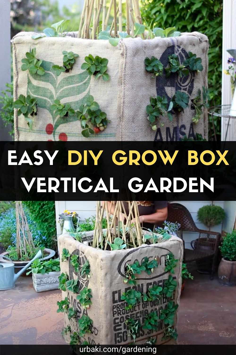 Easy DIY Grow Box Vertical Garden