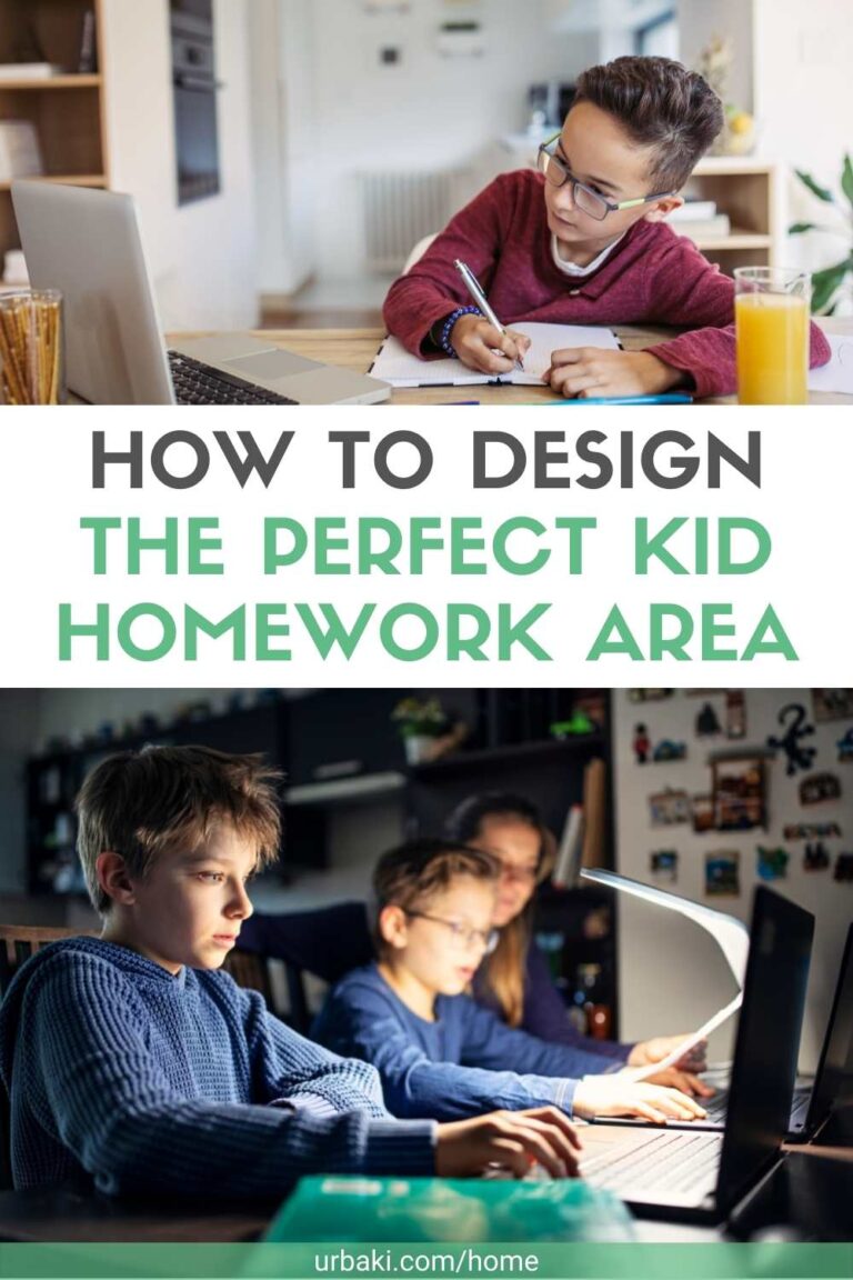 How to Design the Perfect Kid Homework Area