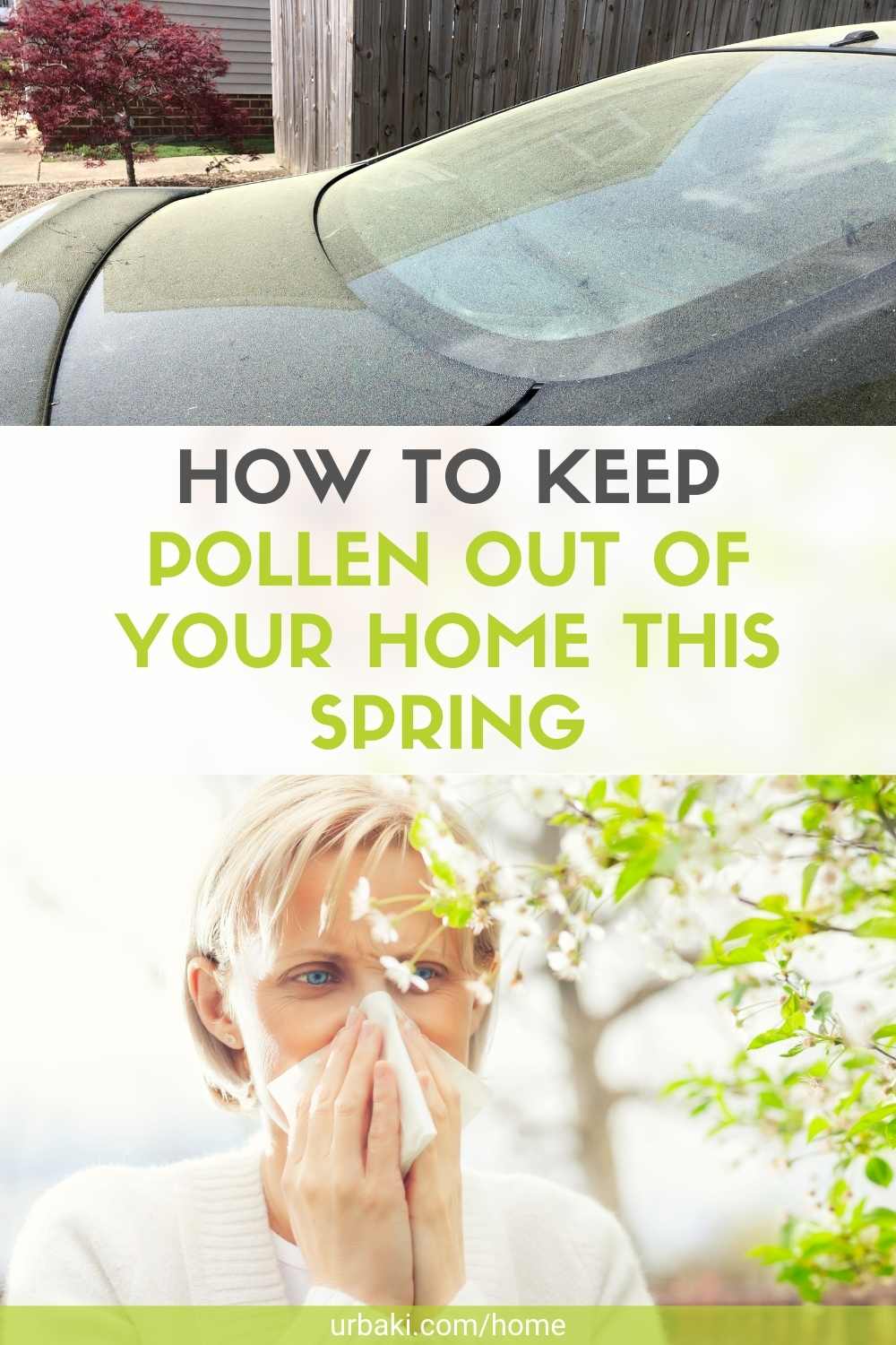 How to Keep That Dreaded Yellow Pollen Out of Your House This Spring