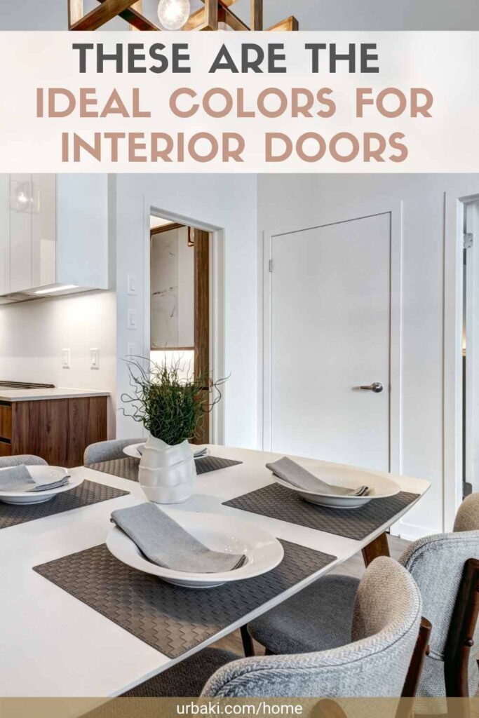 These Are The Ideal Colors For Interior Doors