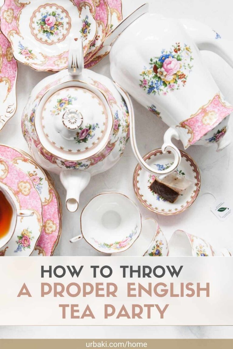How to Throw a Proper English Tea Party