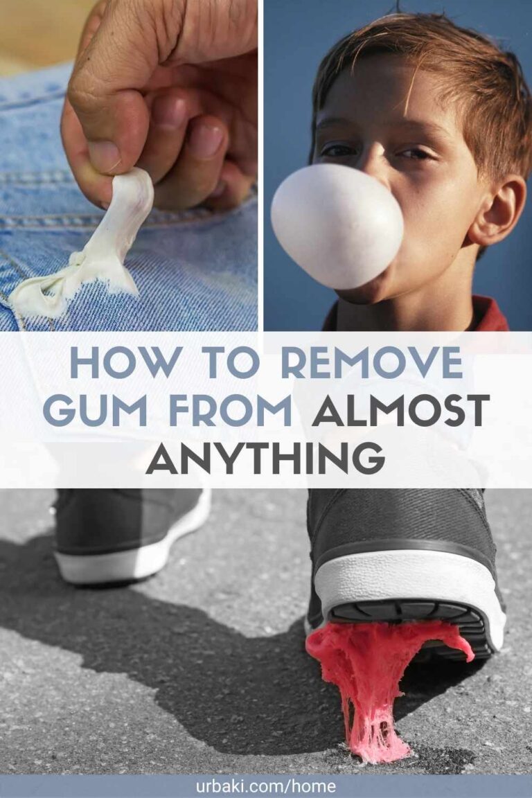 How To Remove Gum From Almost Anything