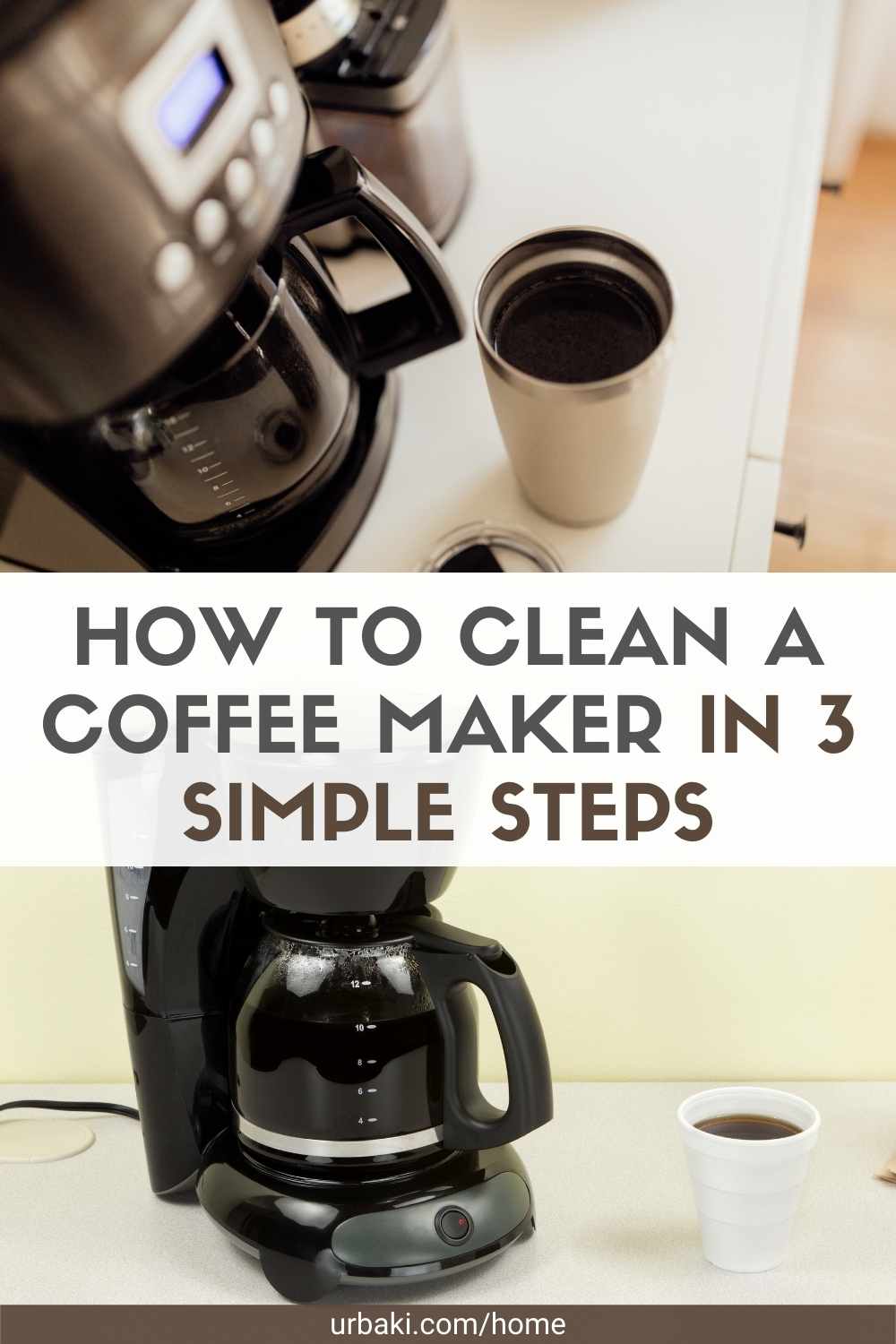 How to Clean a Coffee Maker in 3 Simple Steps