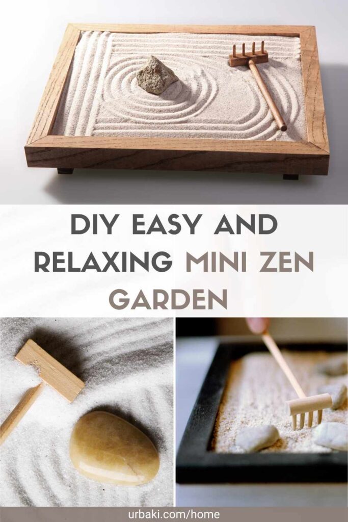 DIY Easy and Relaxing Mini Zen Garden