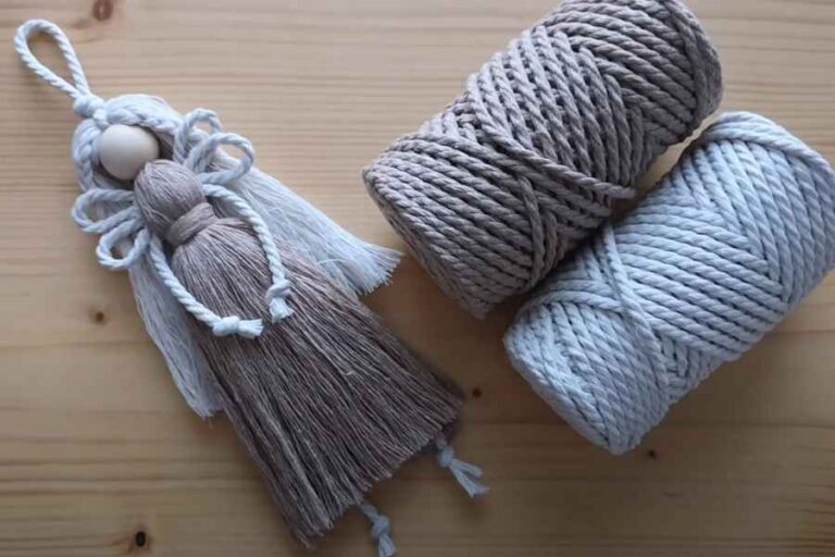 Easy and Cheap to do! Macrame Angel Tutorial