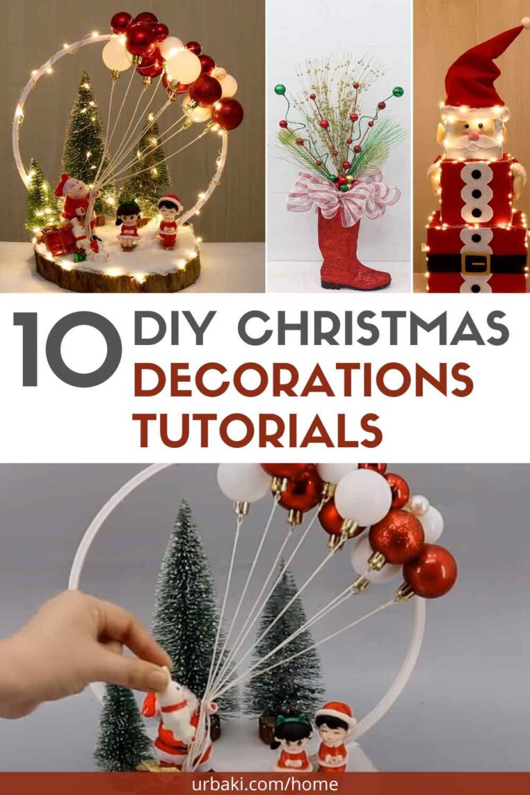 10 Diy Christmas Decorations Tutorials