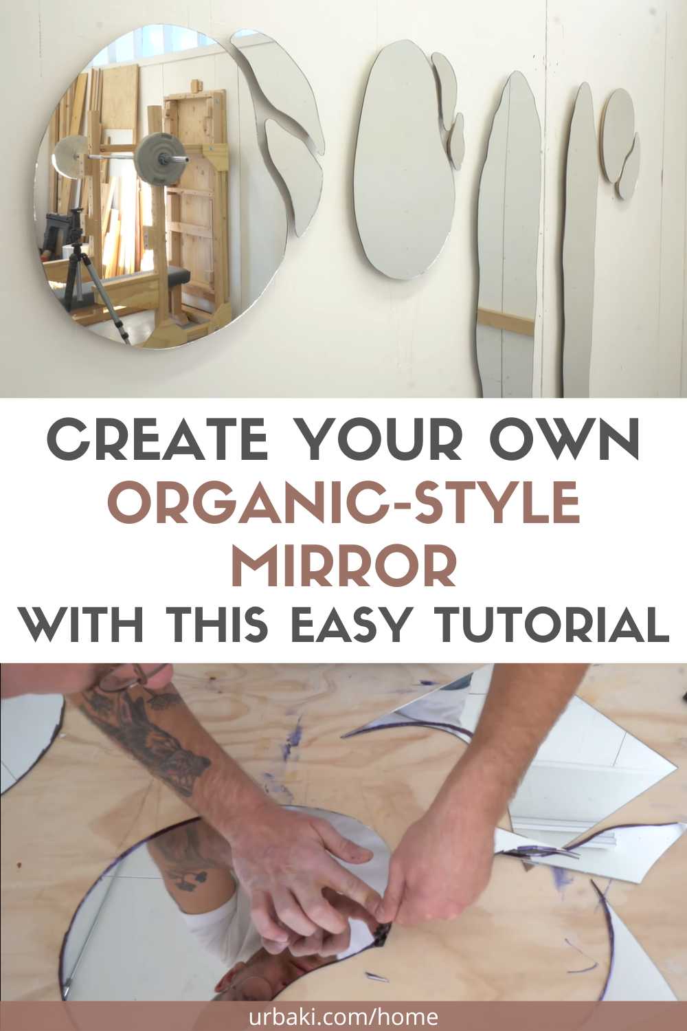 Create Your Own Organic-Style Mirror with this Easy Tutorial