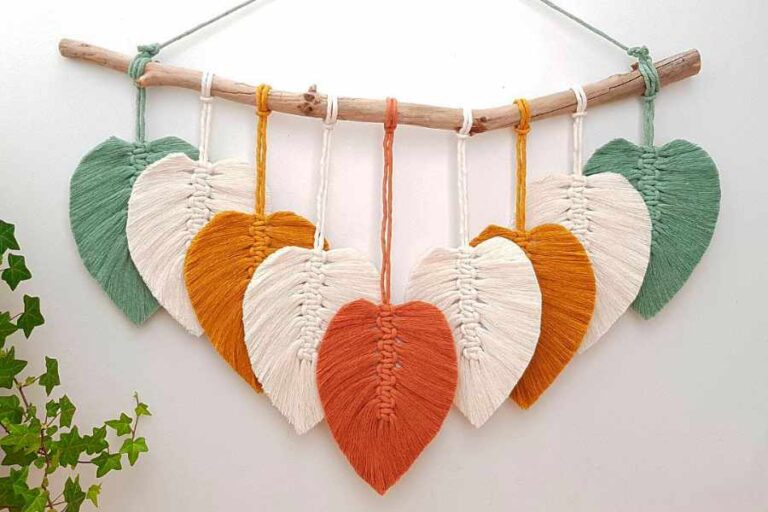 Create a Stunning Leaf Tapestry - Macrame DIY