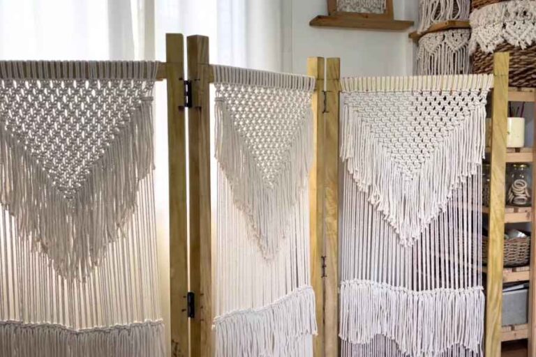 Knotty Delights: DIY Macrame Room Divider for Beginners