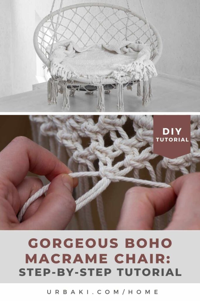 Gorgeous Boho Macrame Chair: Step-by-Step Tutorial