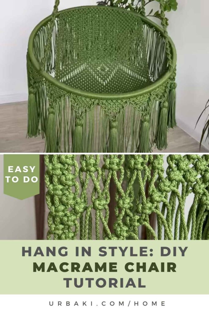 Hang in Style: DIY Macrame Chair Tutorial