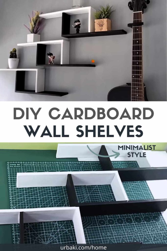 DIY Cardboard Wall Shelves: Elevate Your Decor with Minimalist Style