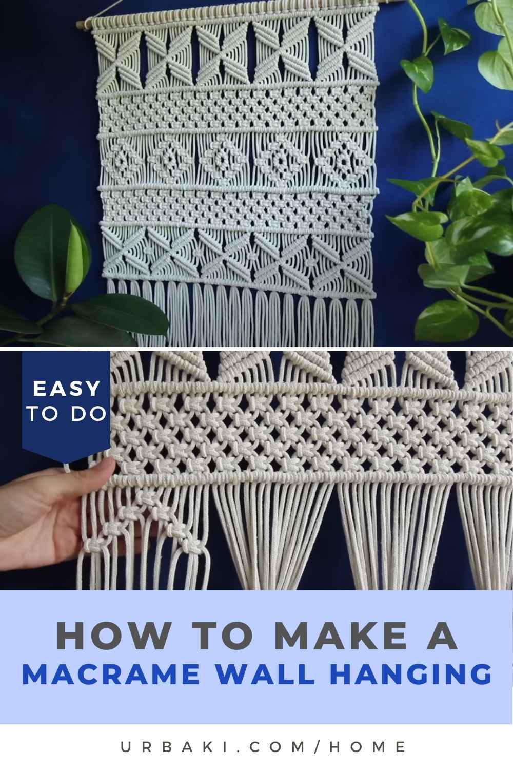 How to Make a Macrame Wall Hanging
