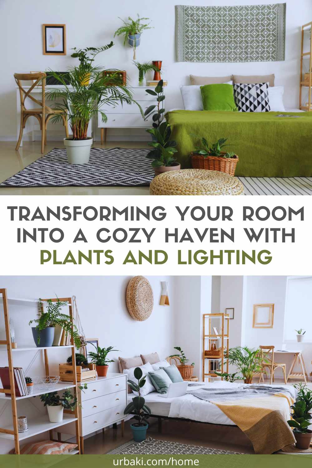 Transforming Your Room into a Cozy Haven with Plants and Lighting