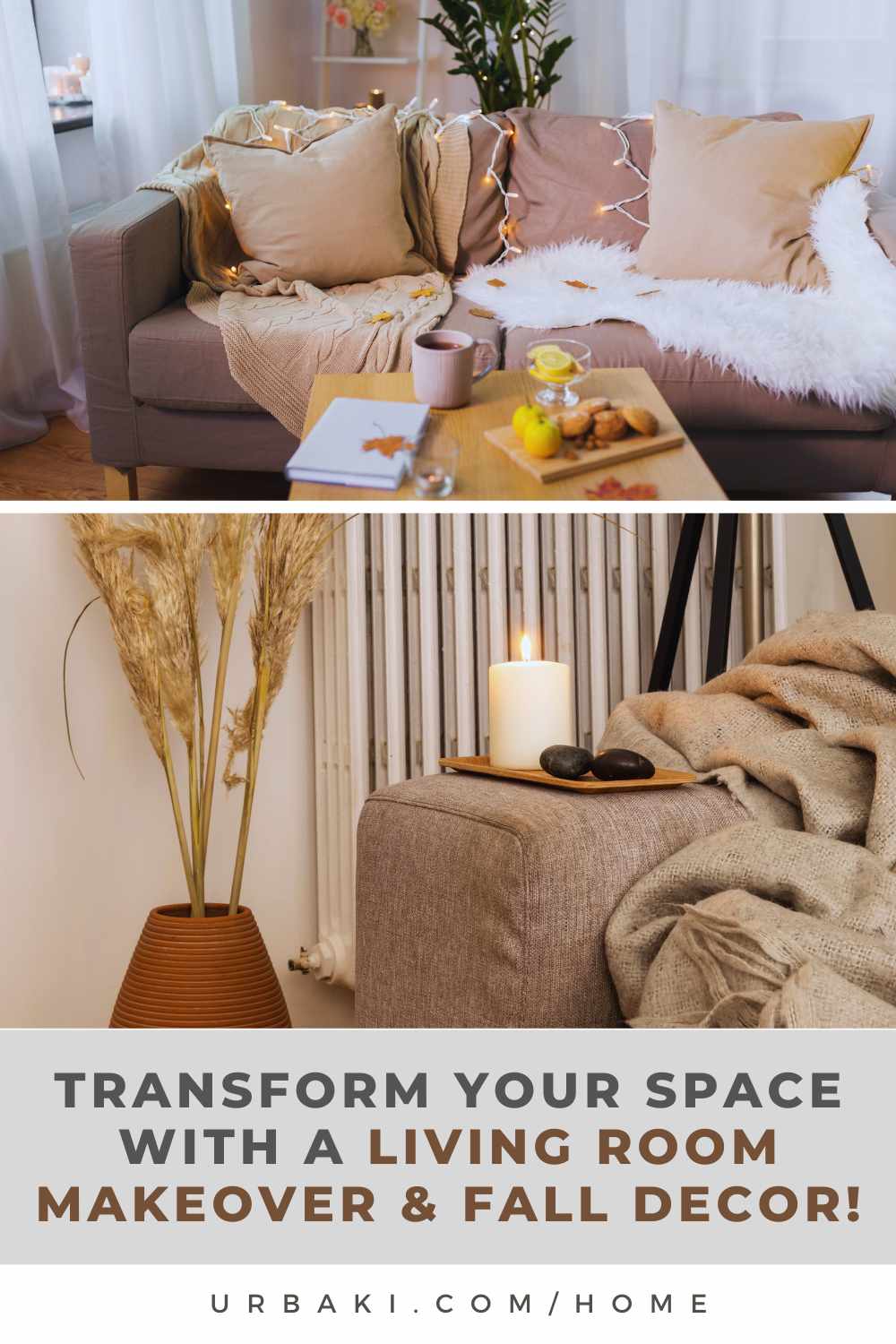 Transform Your Space with a Living Room Makeover & Fall Decor!