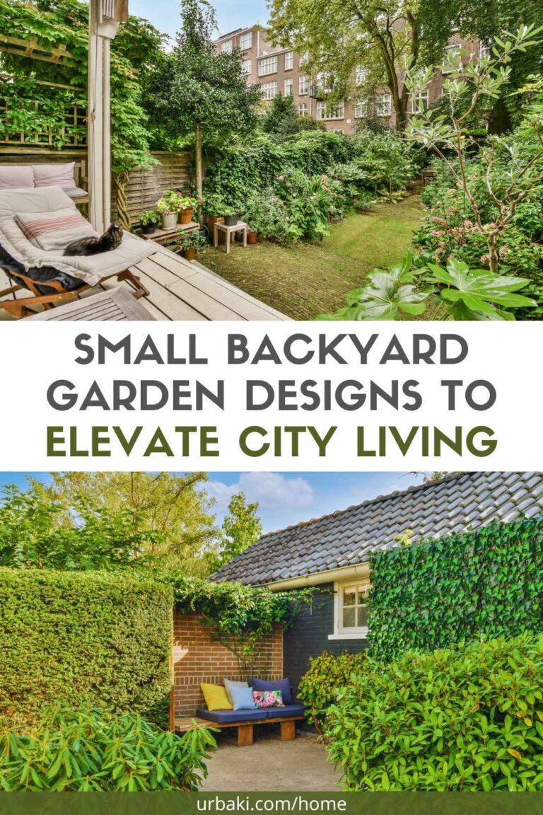 Small Backyard Garden Designs to Elevate City Living