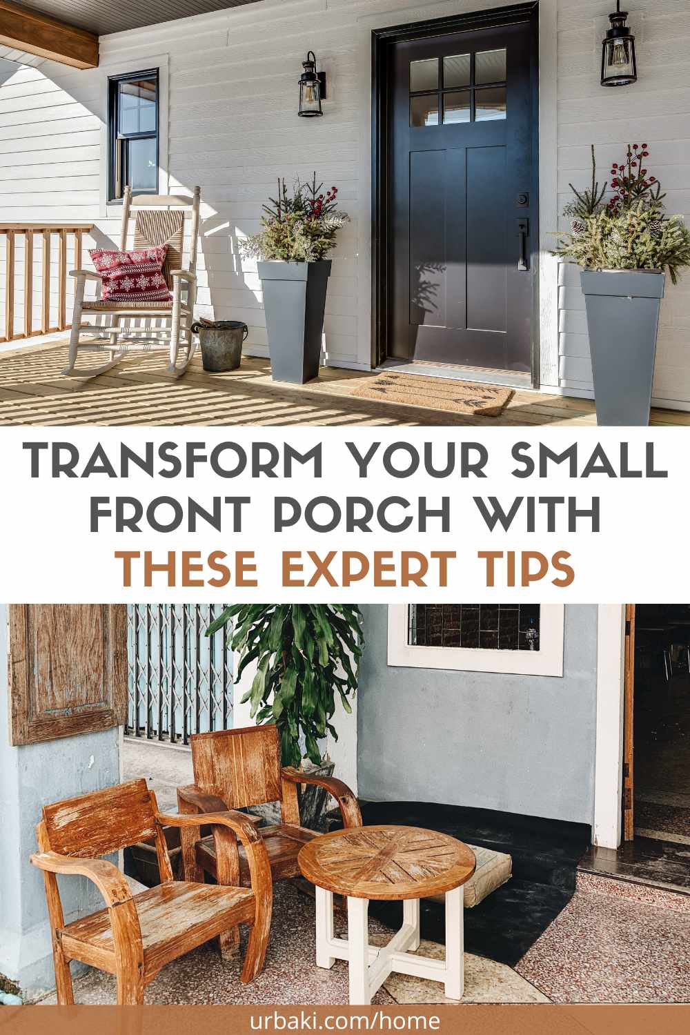 Transform Your Small Front Porch With These Expert Tips