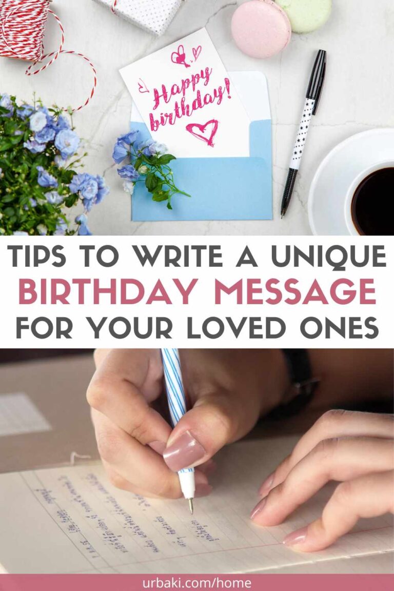 Tips to Write a Unique Birthday Message for Your Loved Ones