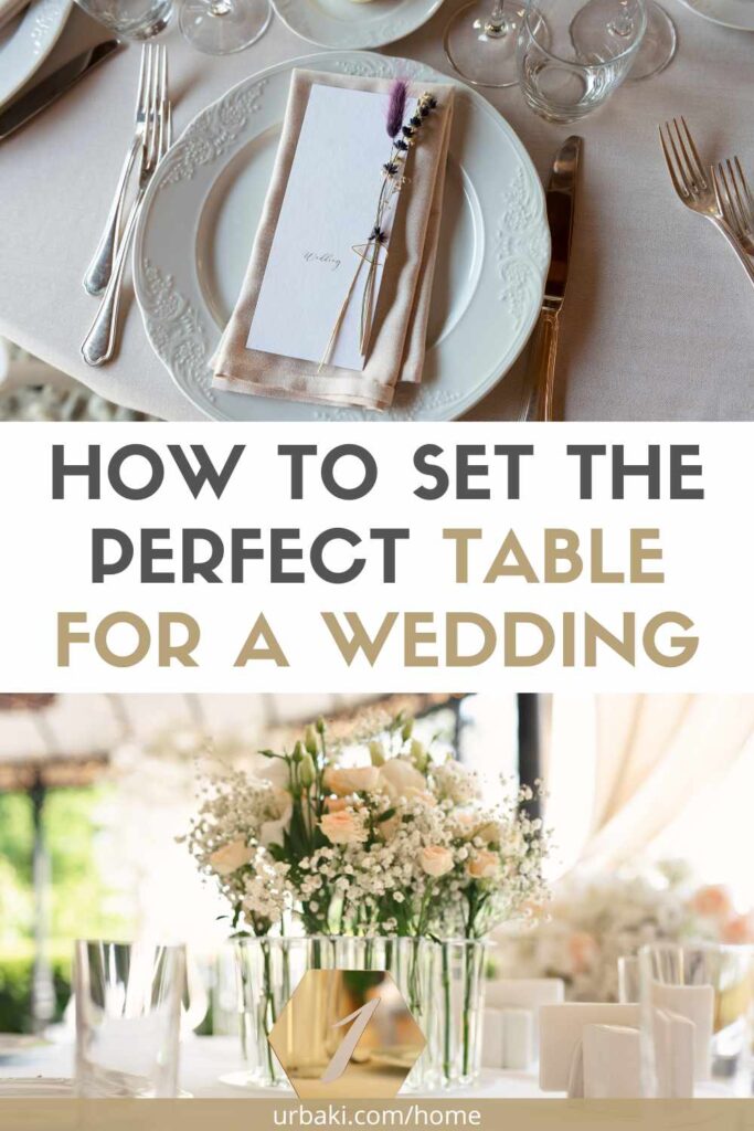 How to Set The Perfect Table for a Wedding