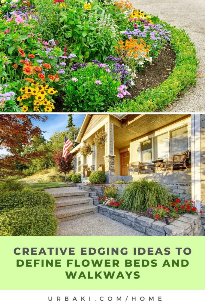 Front of House Landscape Ideas! Creative Edging Ideas to Define Flower ...