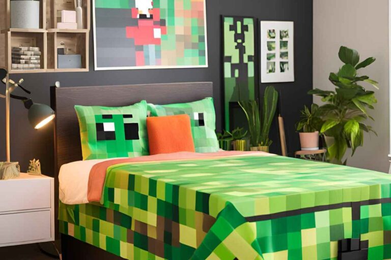 Creating a Minecraft-Themed Bedroom: Blocks, Creepers, and Adventure