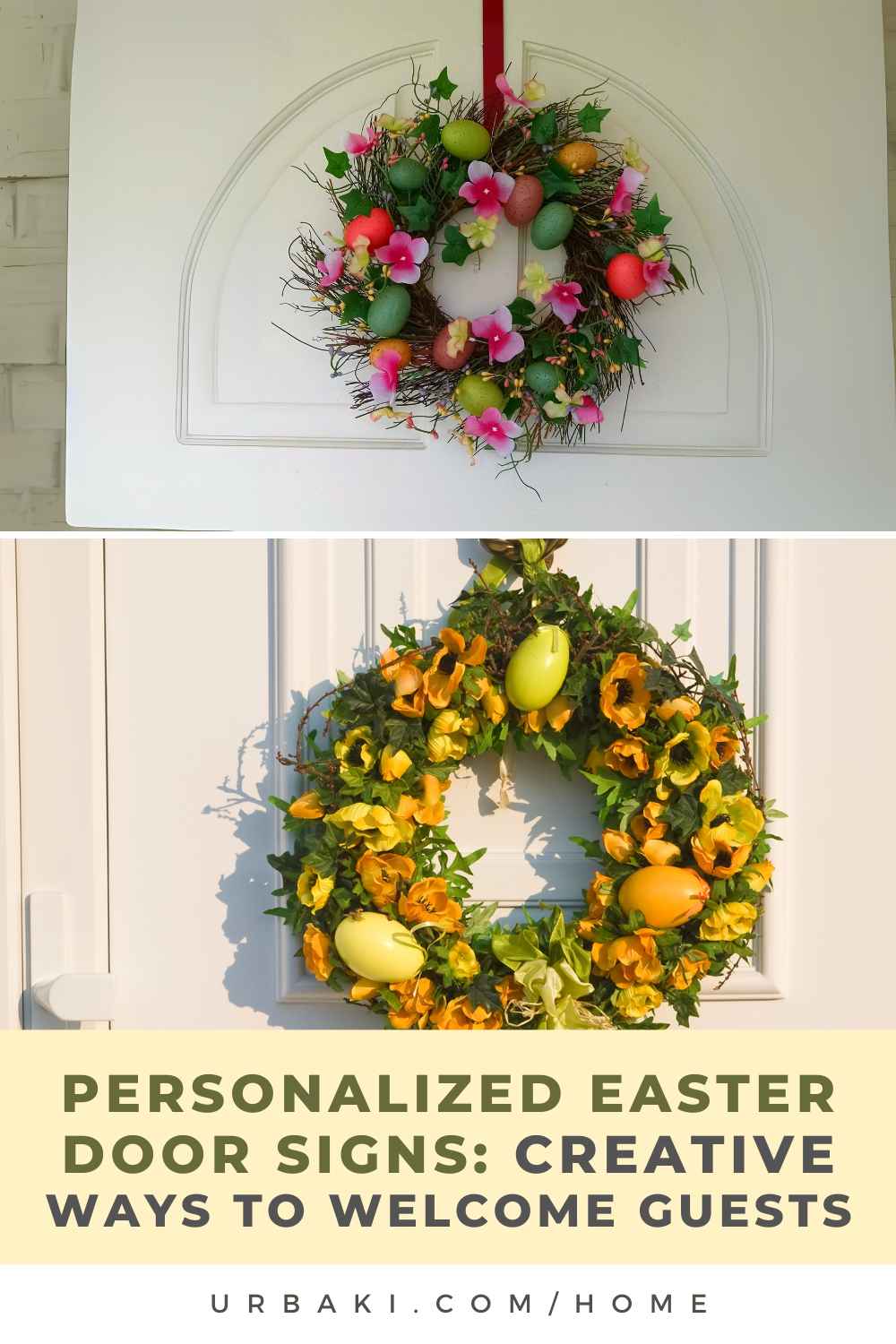 Personalized Easter Door Signs: Creative Ways to Welcome Guests